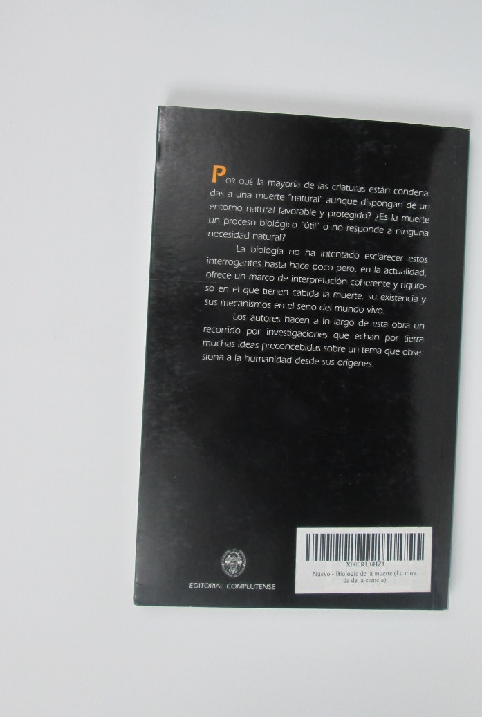 📚 Comprar « Biología de la Muerte » — Libros Eco