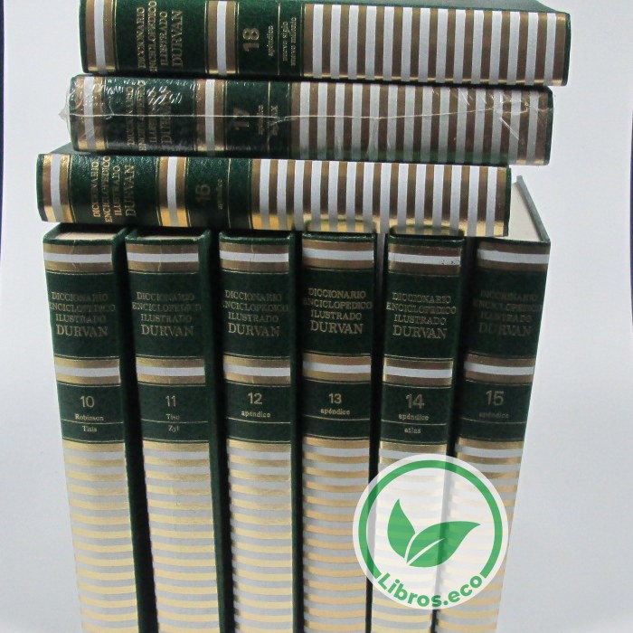 📚 Comprar « Diccionario enciclopédico ilustrado durvan: Colección completa 18 tomos » — Libros Eco