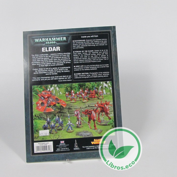 📚 Comprar « Warhammer 40000 Eldar » — Libros Eco